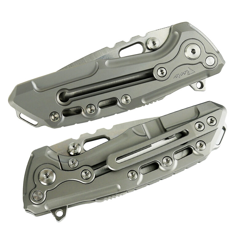 T1000-V2 Titanium Bead Blast Stonewash Flats Satin finish – Reate Knives