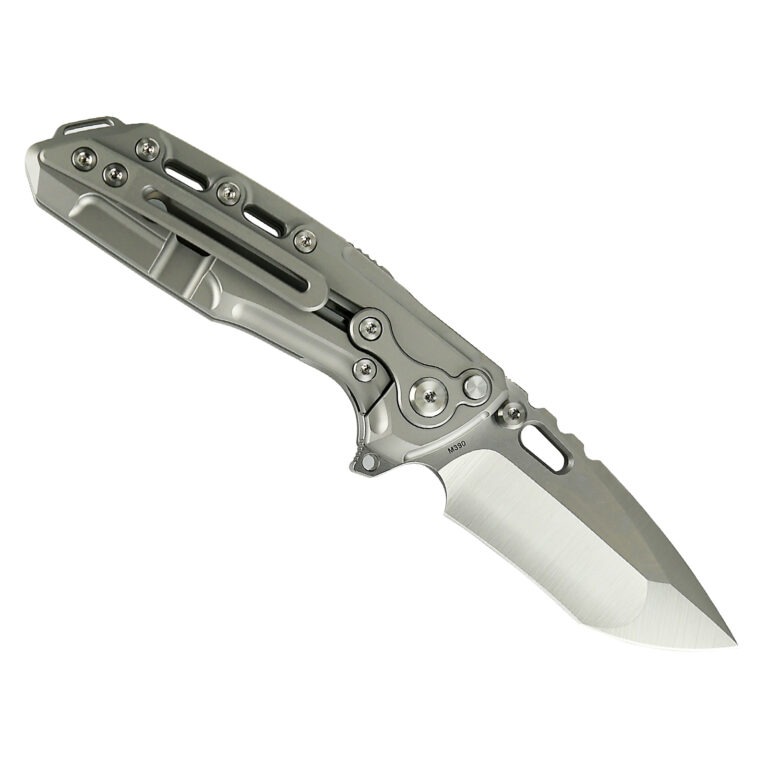 T1000-V2 Titanium Bead Blast Stonewash Flats Satin finish – Reate Knives