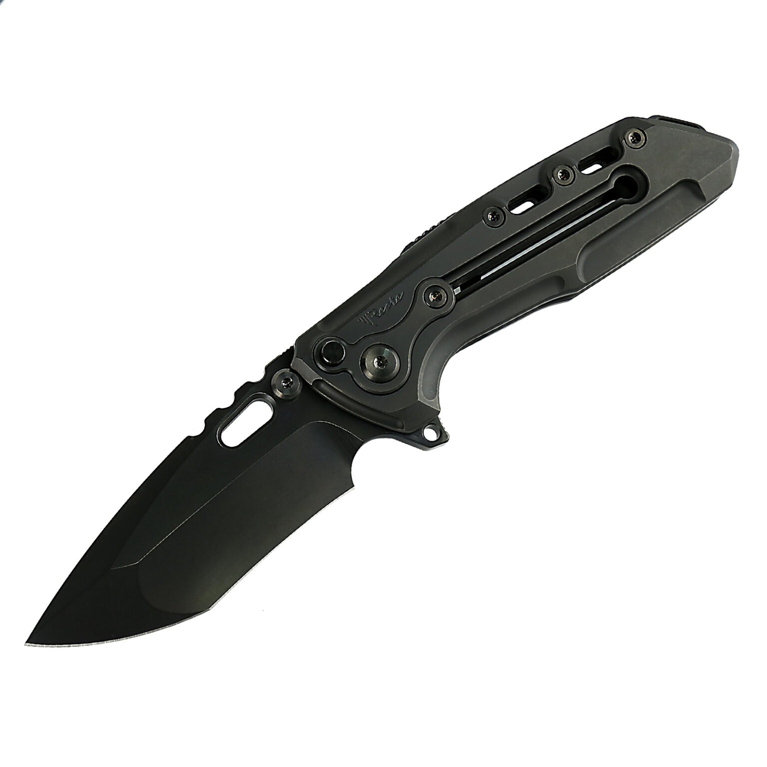 T1000-V2 Titanium black DLC Satin finish then DLC – Reate Knives