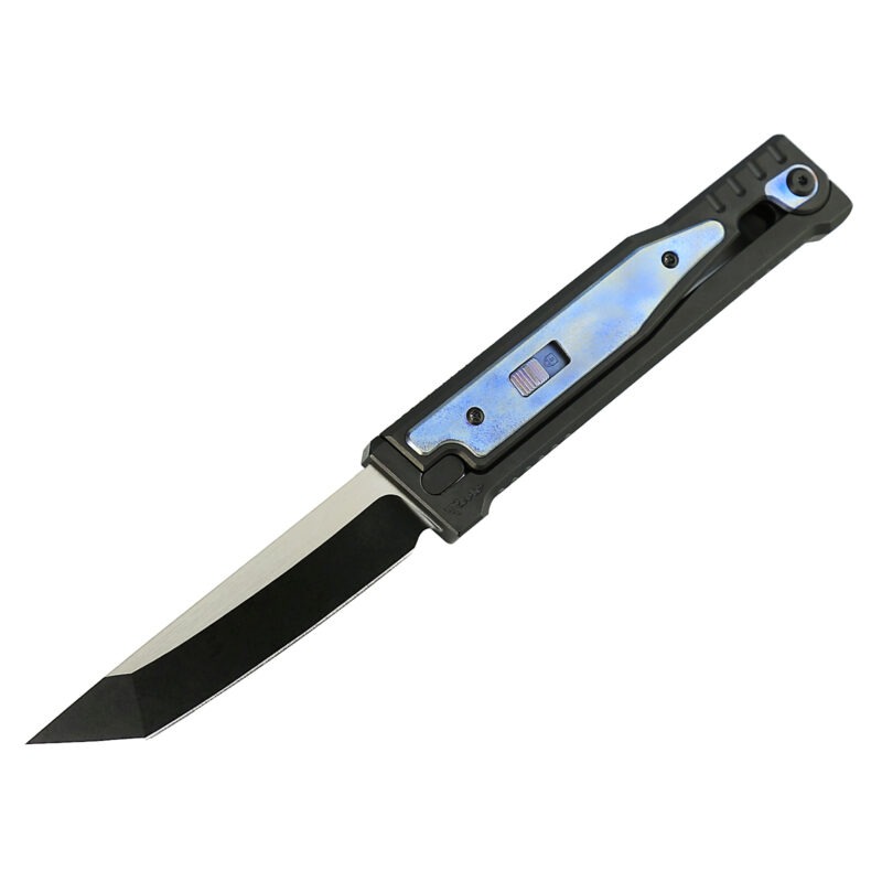 EXO Titanium heat color Black PVD Tanto – Reate Knives