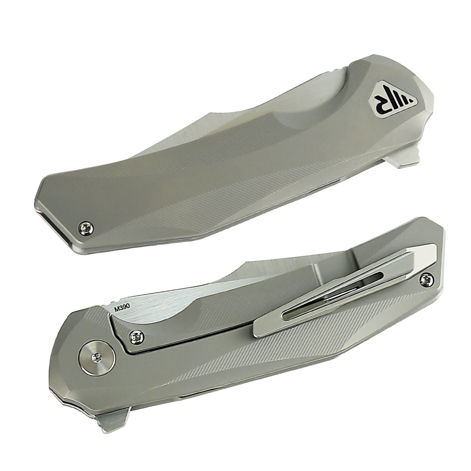 Z555 Titanium bead blast handle Titanium bead blast clip – Reate Knives