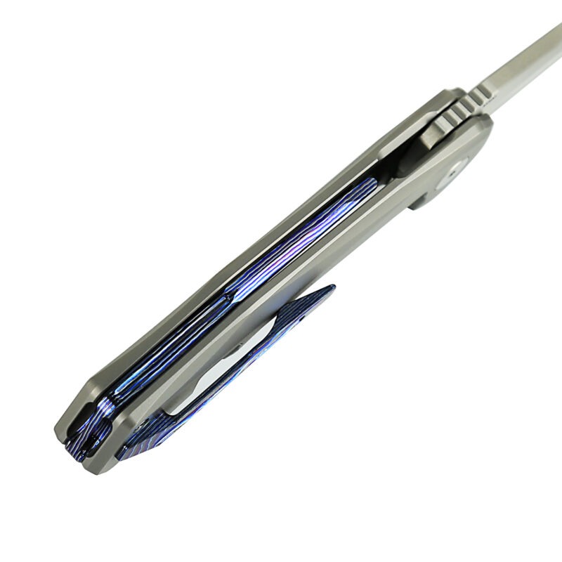Z555 Titanium bead blast handle Zircuti clip – Reate Knives