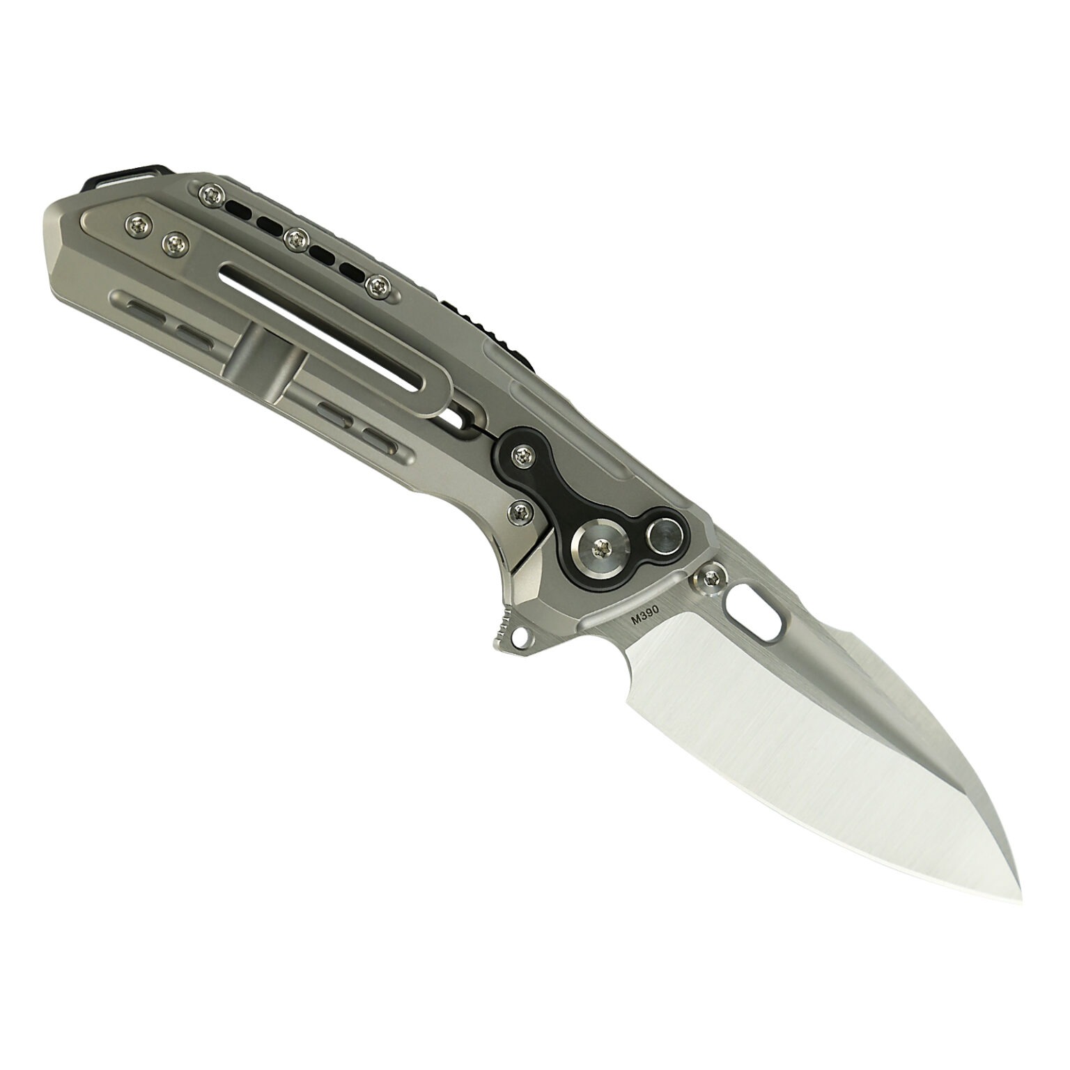 T6000 Titanium Bead Blast handle M390 Belt satin finish blade – Reate ...
