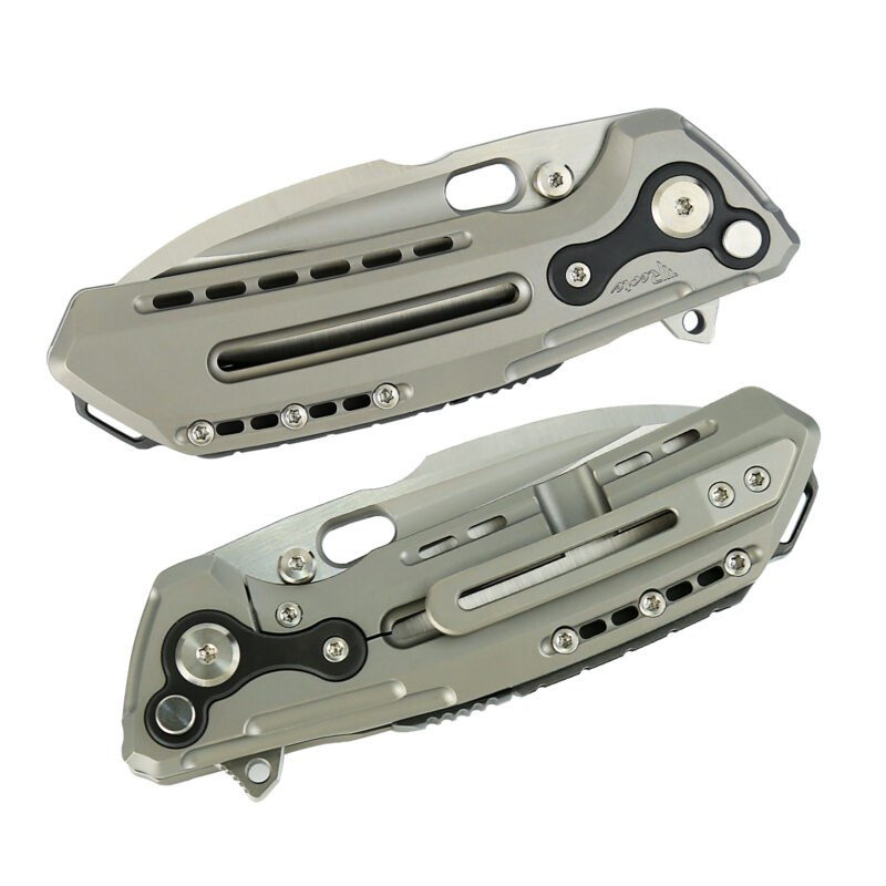 T6000 Titanium Bead Blast handle M390 Belt satin finish blade – Reate ...