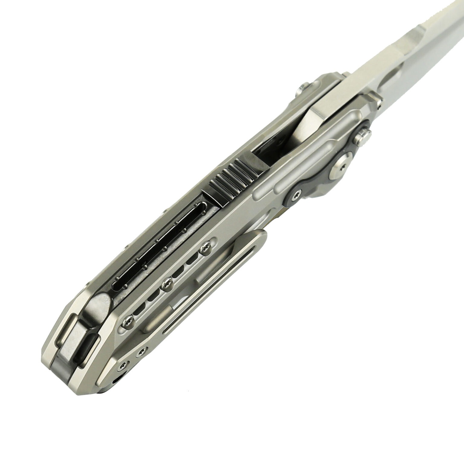 T6000 Titanium Bead Blast handle M390 Belt satin finish blade – Reate ...