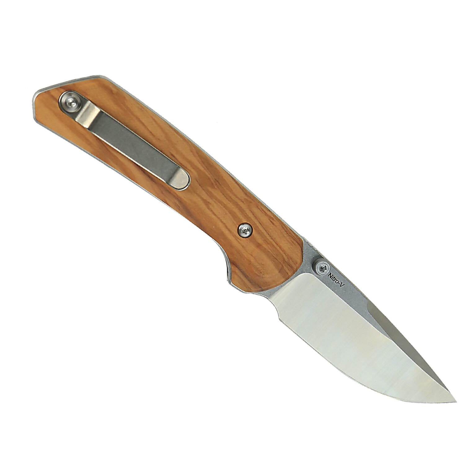 PL-XT Olive wood handle Stonewashed blade – Reate Knives