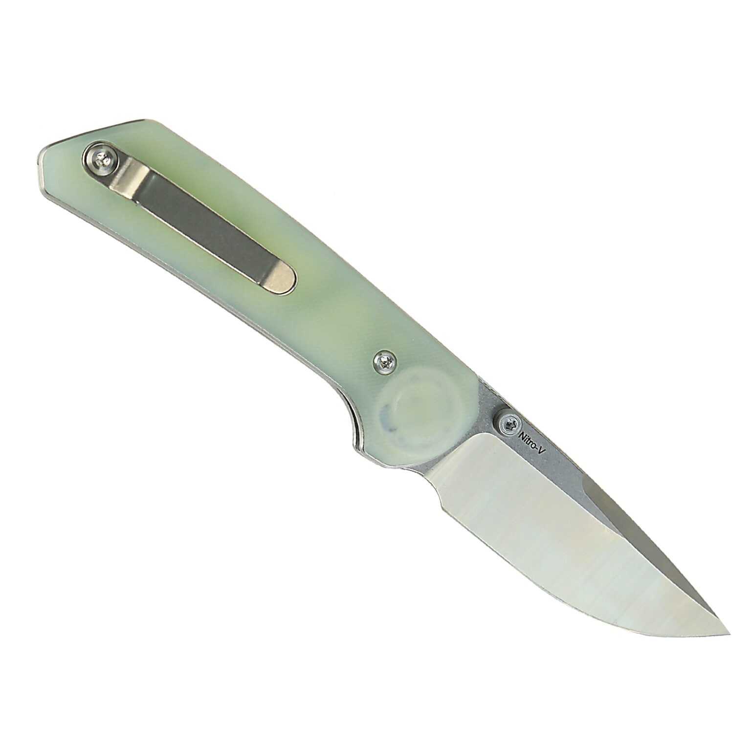 PL-XT Jade G10 handle Stonewashed blade – Reate Knives