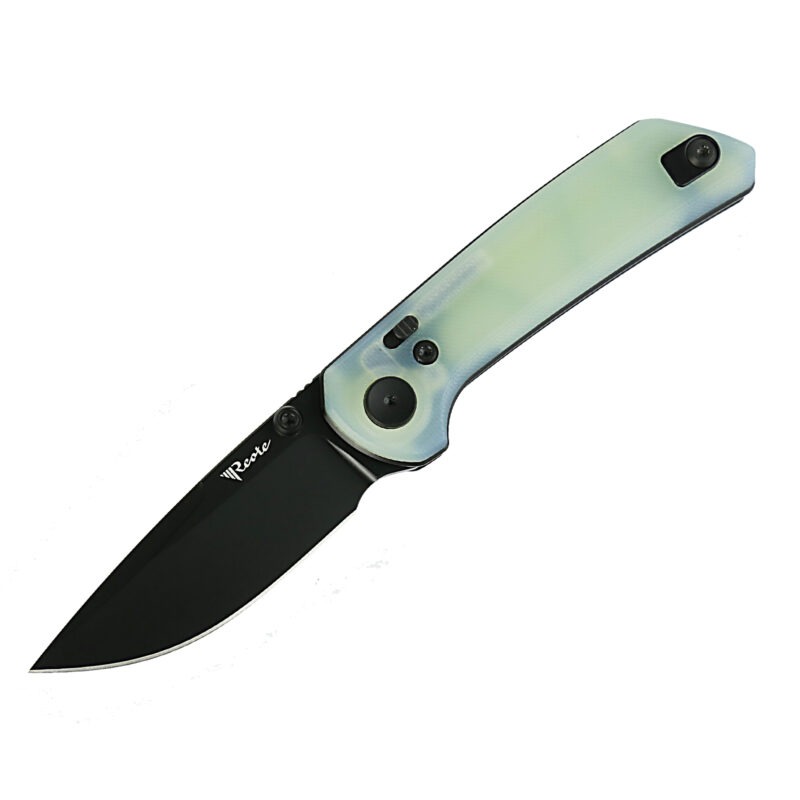 PL-XT Jade G10 handle Black PVD blade – Reate Knives