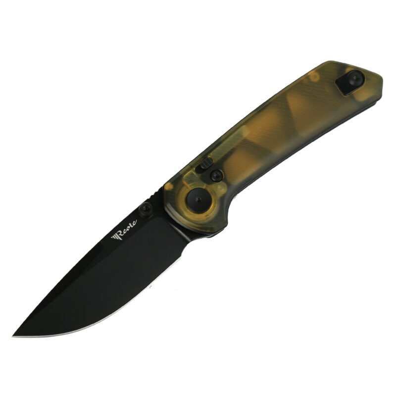 PL-XT Ultem handle Black PVD blade – Reate Knives