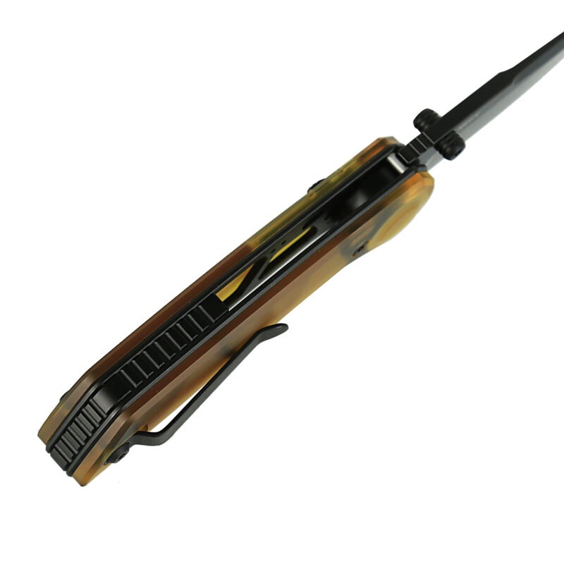 PL-XT Ultem handle Black PVD blade – Reate Knives