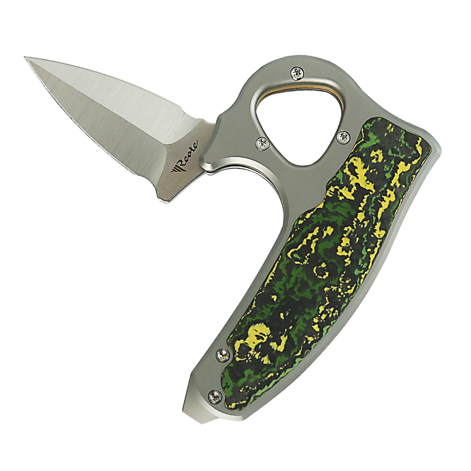 Exo-D Ti-bead blast handle Elmax Belt satin blade Fat Carbon-Toxic ...