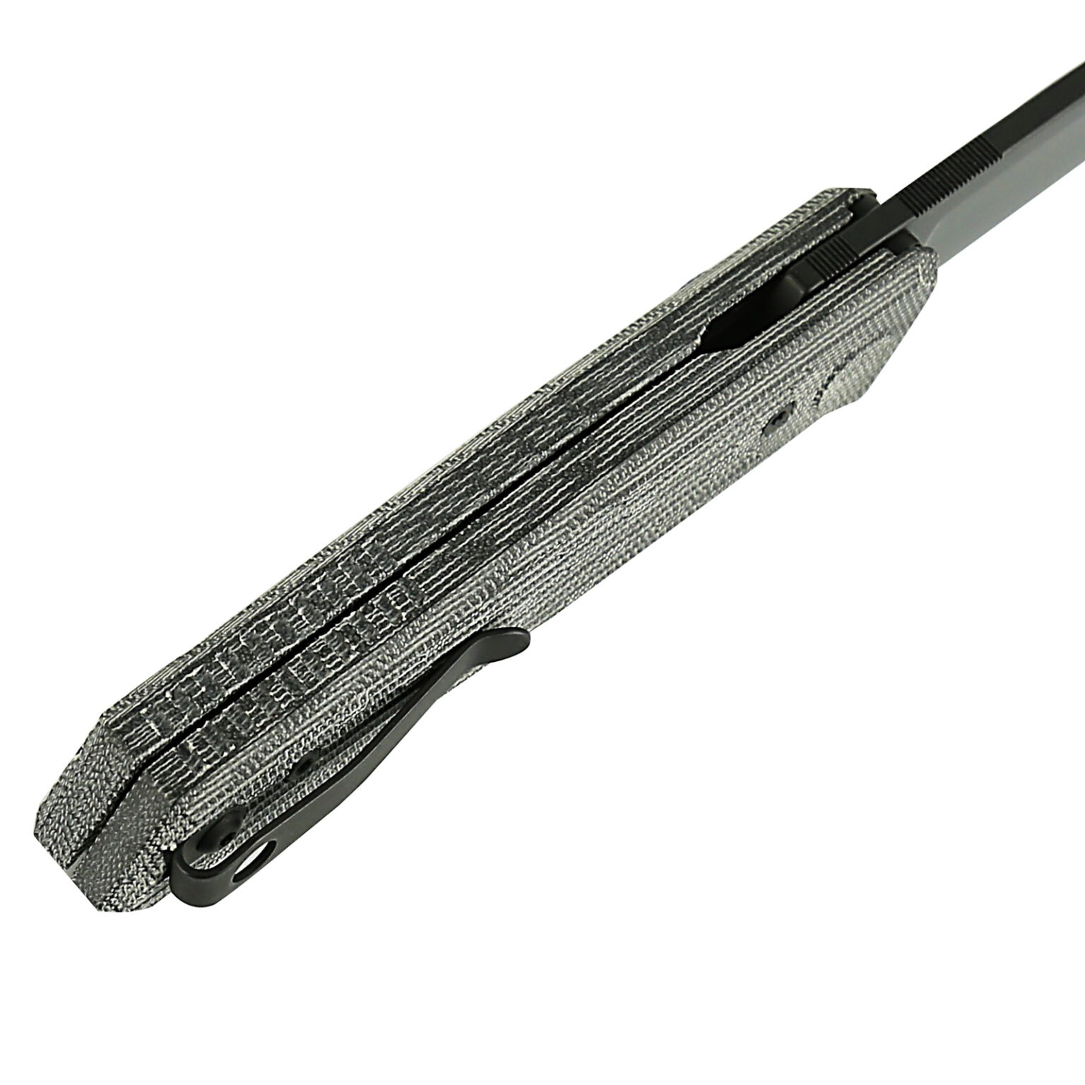 PL-6 Black micarta handle Black PVD blade – Reate Knives